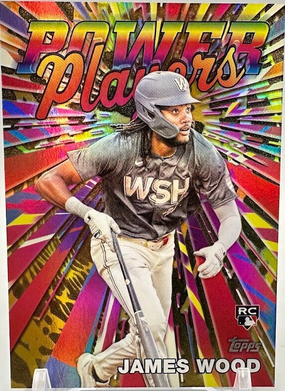 2025 Topps Series 1 - Power Players James Wood #PP-23 Gold /50 (RC) for ...