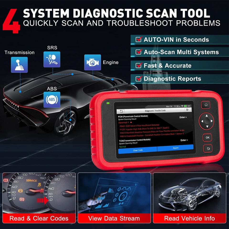2025 Launch X431 CRP129i V2.0 Profi KFZ Diagnosegerät Auto OBD2 Scanner ...