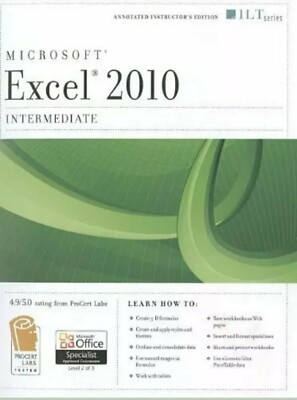Microsoft Excel 2010: Intermediate (ILT) | eBay
