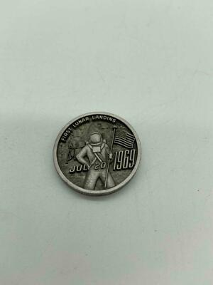 Balfour Pewter Apollo 11 First Lunar Landing July 20 1969 Commemorative ...