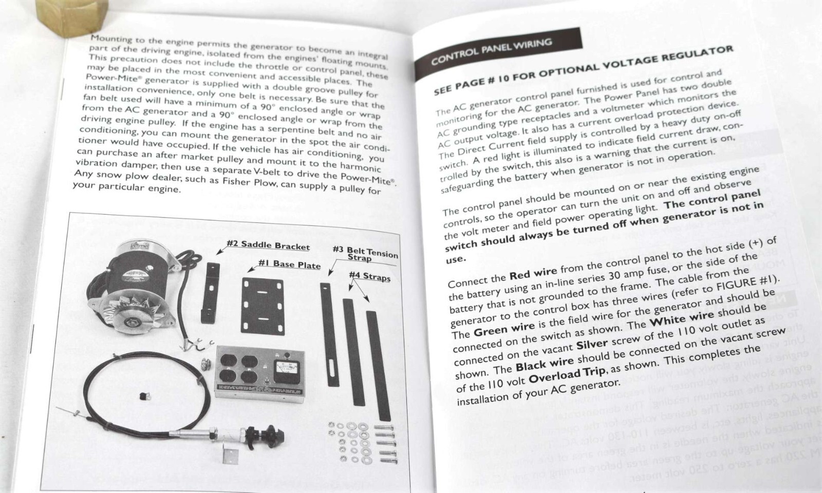 New Fabco Power Mite Belt Driven PM-220 Generator Kit With Control Box ...