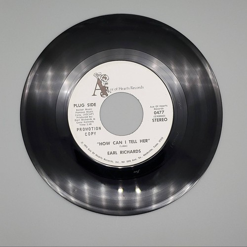 Earl Richards How Can I Tell Her Single Record Ace Of Hearts Records ...