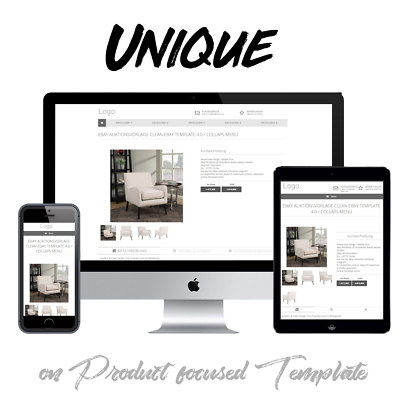 eBay Store Template Design package with Choice of color Dynamic FREE ...