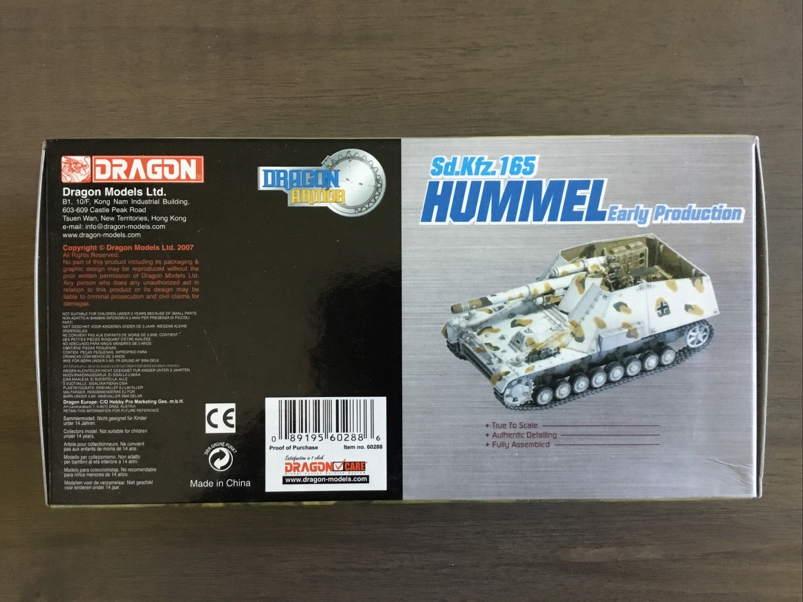 Dragon 60288 German Winter Camo Panzer 150mm Gun Hummel Tank Eastern 1/ ...