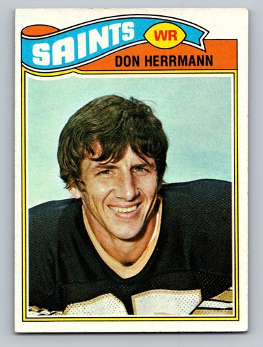 1977 Topps #428 Don Herrmann New Orleans Saints | eBay