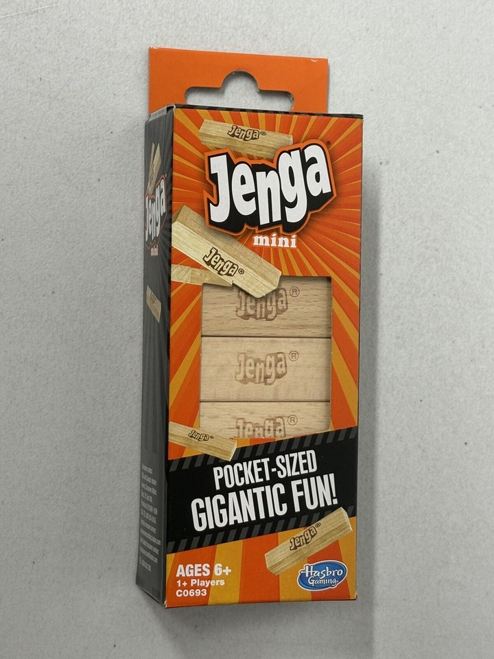 Hasbro Gaming Jenga Mini Game - Ages 6 And Up - Brand New Sealed | eBay