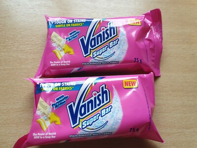 Vanish Super Soap Bar Multi Fabric Stain Remover 75g X2 Bars JUST £4.29 ...