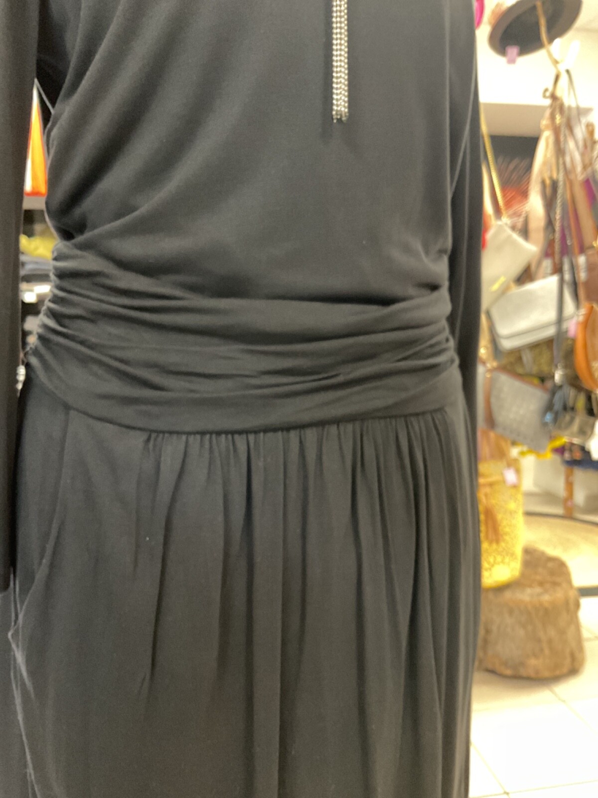 Johnny Boden Jersey Kleid Gr.38 schwarz langarm | eBay