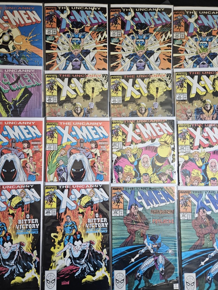 Uncanny X-men 241-256 Mixed Lot of 40 (Marvel Comics) bx 4 | eBay