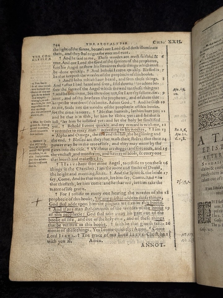 1600 Rheims FIRST ROMAN CATHOLIC New Testament ENGLISH Bible RARE 2nd ...