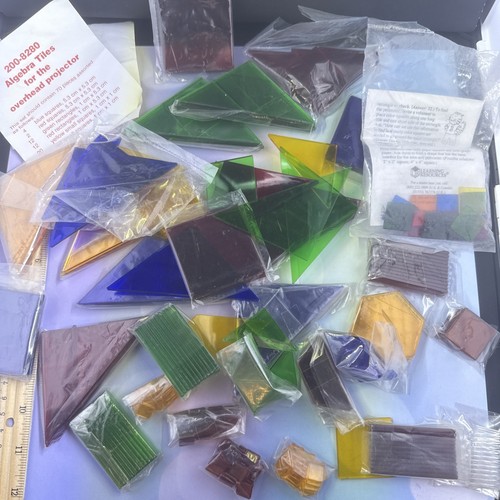 Overhead Projector Pattern Blocks Math Shapes | eBay