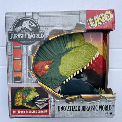 Uno Attack Jurassic World NEW Dilophodaurus Dinosaur Head SEALED | eBay