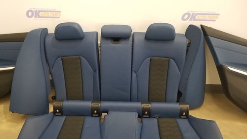 24 BMW M3 G80 INTERIOR SEAT AND DOOR PANEL SET FRONT AND REAR BLUE ...