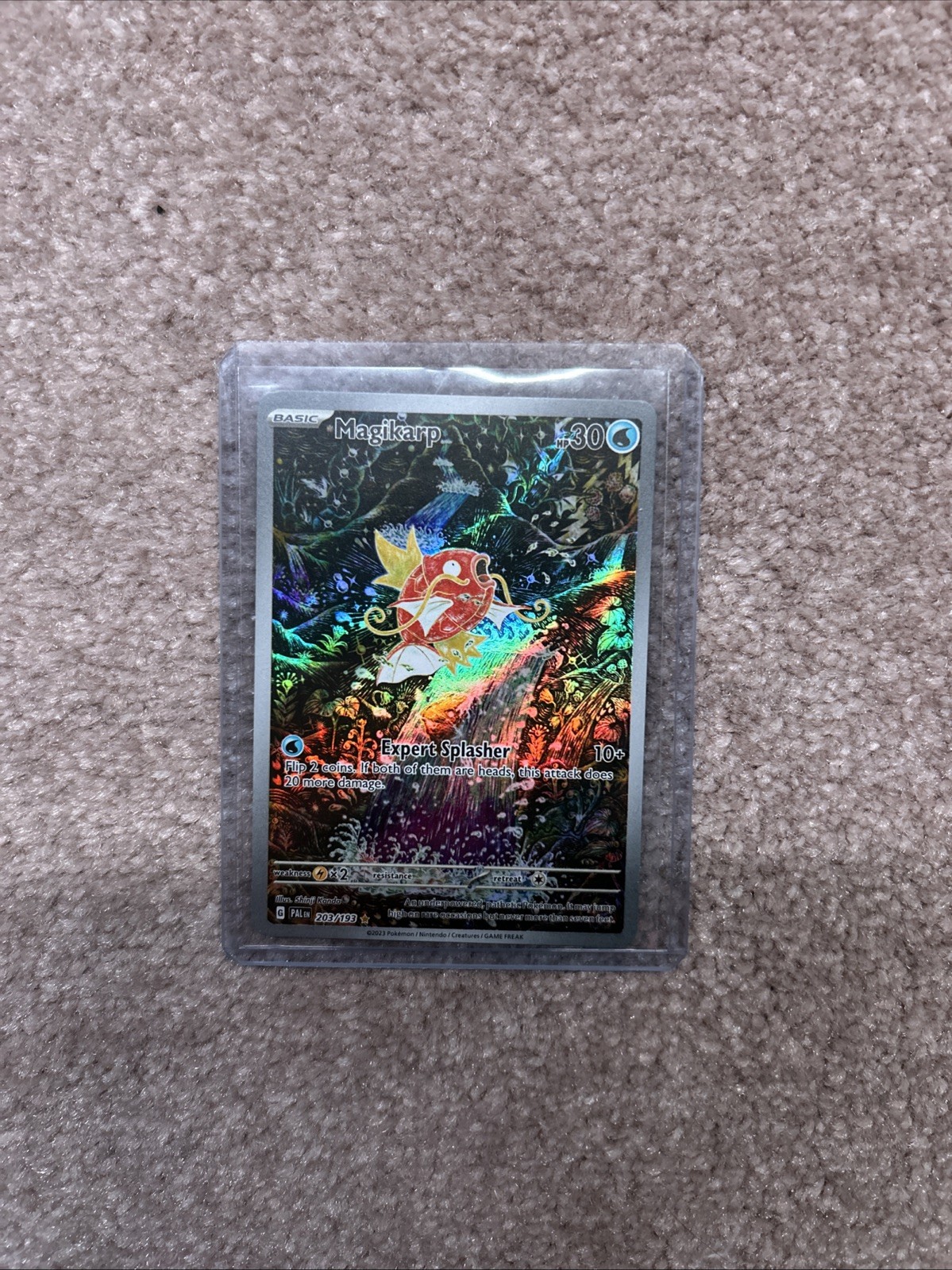 Magikarp 2023 Scarlet & Violet: Paldea Evolved #203/193 Illustration ...