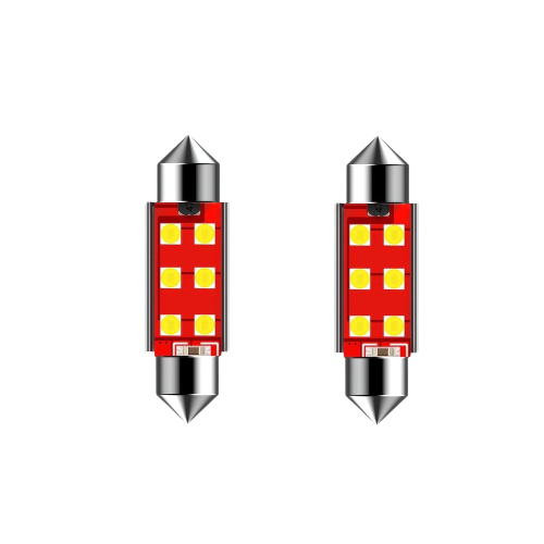 2Pcs 43MM 24V SMD LED Festoon Interior Bright White Dome Light Bulb’s ...