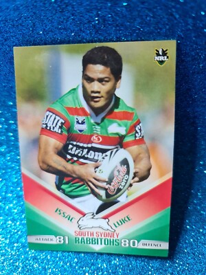 ISSAC LUKE🏆2010 Sunday Mail RABBITOHS #136 Rugby League NRL Card🏆 ...