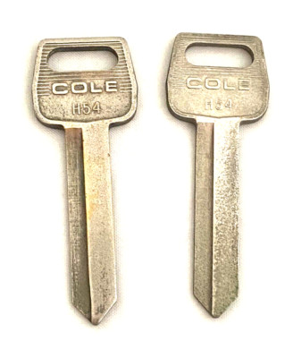 2 NEW Uncut Vintage Ford / Lincoln / Mercury (COLE NATIONAL USA) Key ...