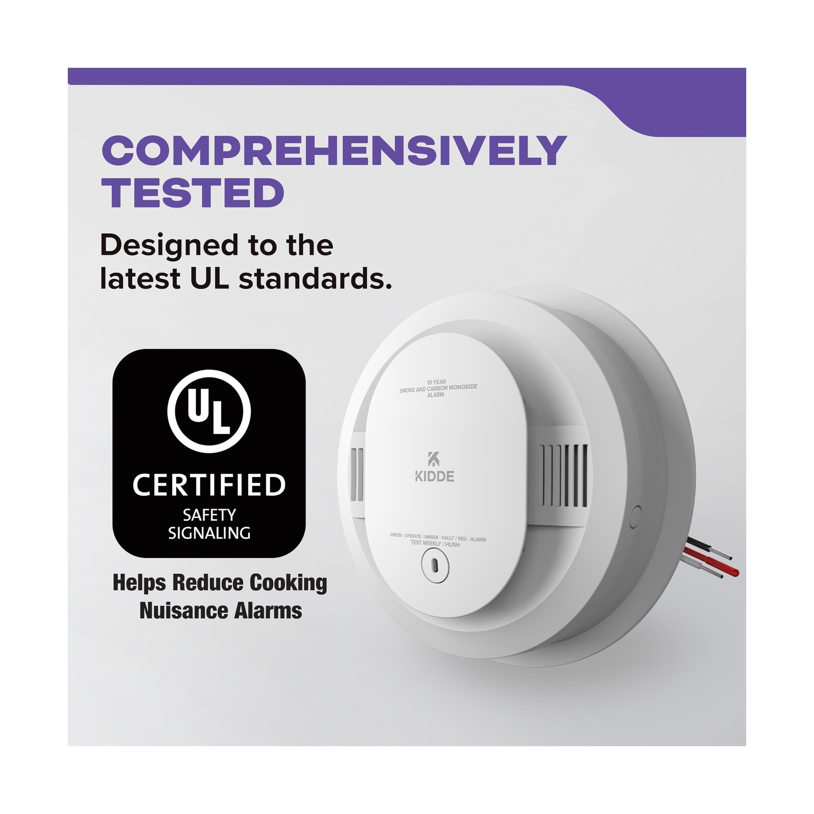Kidde 30CUA10-V Smoke & Carbon Monoxide Detector for sale online | eBay