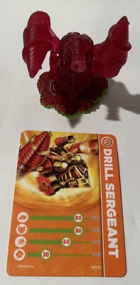 Skylanders Spyro's Adventure Red Drill Sergeant Figure 2011 Activision ...