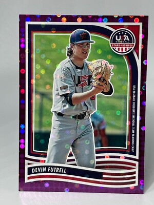 2024 Panini USA Stars & Stripes DEVIN FUTRELL #138 Purple Parallel 49/ ...