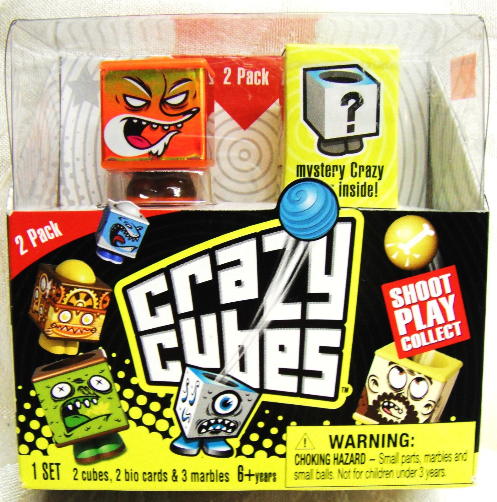 CRAZY CUBES 2 Pack Forest #024 Fox & 1 Mystery Cube ~ 2 Cubes 2 Cards 3 ...