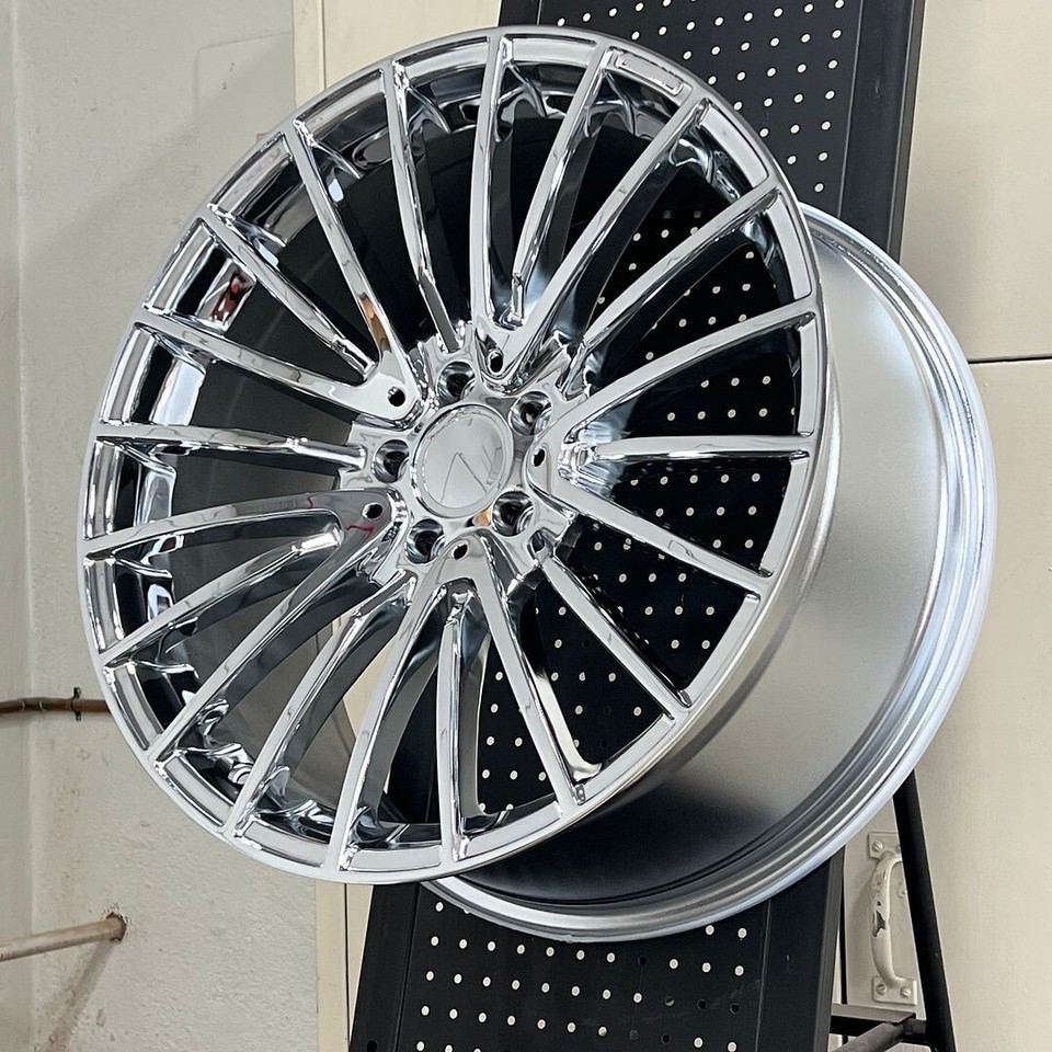 19" S580 STYLE CHROME RIMS WHEELS FITS MERCEDES BENZ SLK SLK320 SLK350 ...