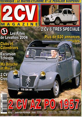 2CV MAGAZINE N042 05 2 CV TAZ PO 1957 2 CV 6 TRES SPECIALE 2 CV CROSS ...