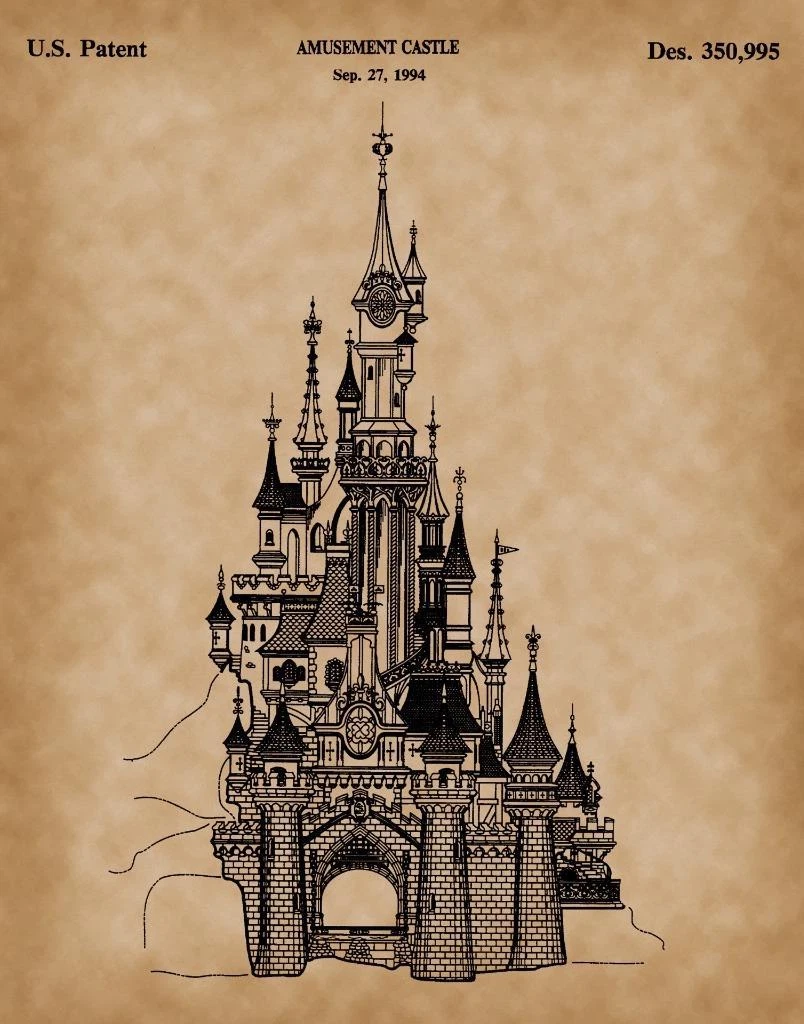 Magic Kingdom Castle Drawing