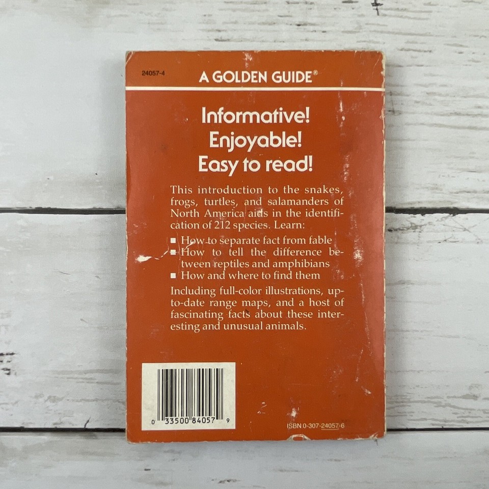 Reptiles & Amphibians Golden Nature Guide Herbert Zim Vintage Field ...