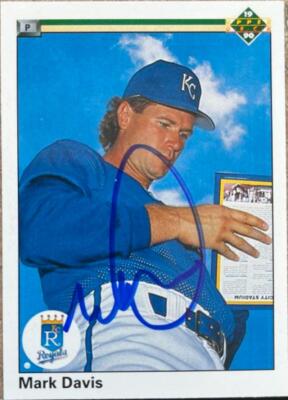 Mark Davis Autographed 1990 Upper Deck #710 | eBay