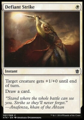 Magic the Gathering MTG Defiant Strike (7) Khans of Tarkir LP | eBay