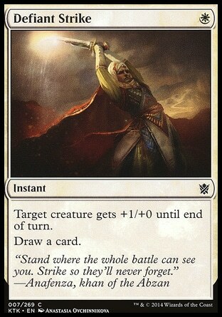Magic the Gathering MTG Defiant Strike (7) Khans of Tarkir LP | eBay