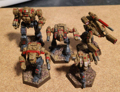 Battletech Clan Wolf Lot-Fully Painted | eBay