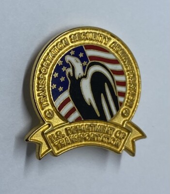 TSA US Department Of Transportation Security Administration Lapel Pin ...