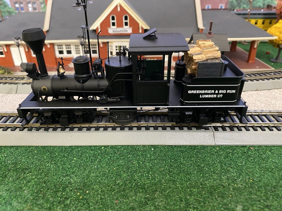 T-BOILER 2-TRUCK SHAY STEAM LOCOMOTIVE TRAIN 25657 Bachmann On30 DCC ...