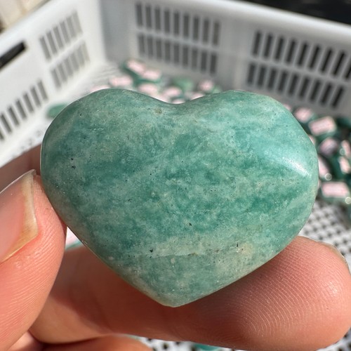 12G Natural amazon /Tianhe Stone Crystal Polished Healing Shape healing ...