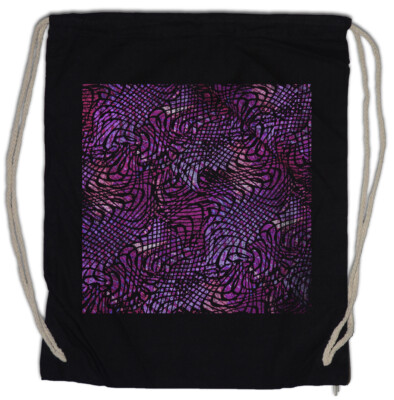 Kaleidoscope Square I Drawstring Bag Crystal Optical Reflection ...