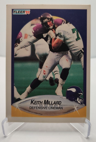 1990 #105 Keith Millard Fleer Minnesota Vikings football card | eBay