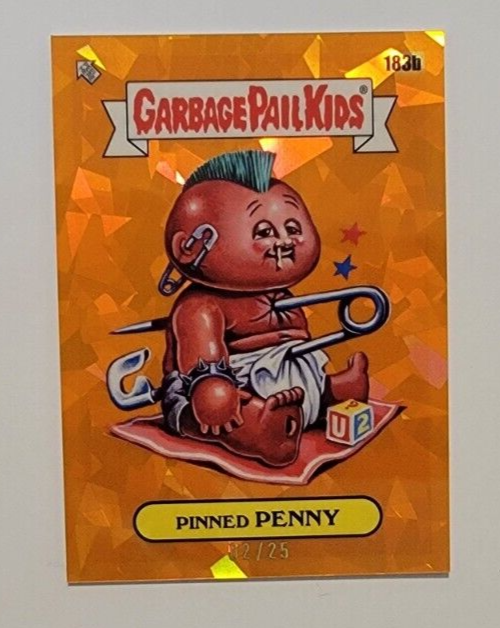 2022 GARBAGE PAIL KIDS SAPPHIRE EDITION #183B PINNED PENNY ORANGE #02/ ...