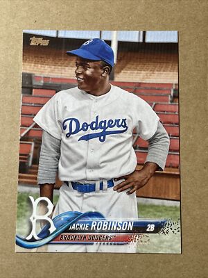 Jackie Robinson 2018 Topps Short Print Photo Variation #550 Brooklyn ...