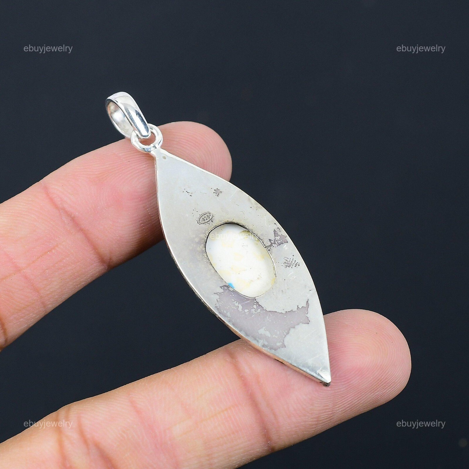 Natural Santa Rosa Turquoise Gemstone Pendant 925 Sterling Silver For ...