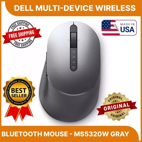 Dell Multi-Device Wireless Bluetooth Mouse - MS5320W | eBay