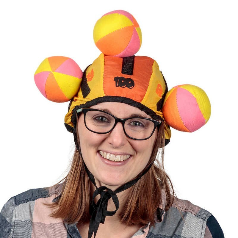 Butt Head Game Fun Novelty Family Fun - Poo Head Party Hat Sticky Ball ...