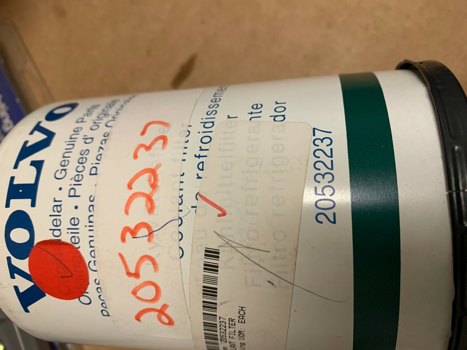 ONE GENUINE VOLVO COOLANT FILTER 20532237 | eBay