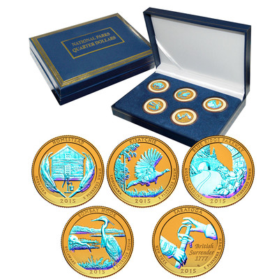 2015 National Park Quarter Sets - Gold Hologram | eBay