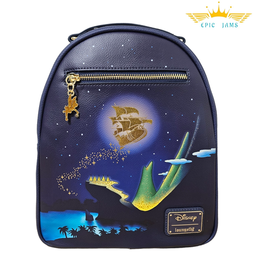 Loungefly Disney Peter Pan Flying Jolly Roger Mini Backpack New | eBay