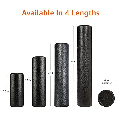 36 Inches High Density Foam Rollers Full Body Massage for Back ...