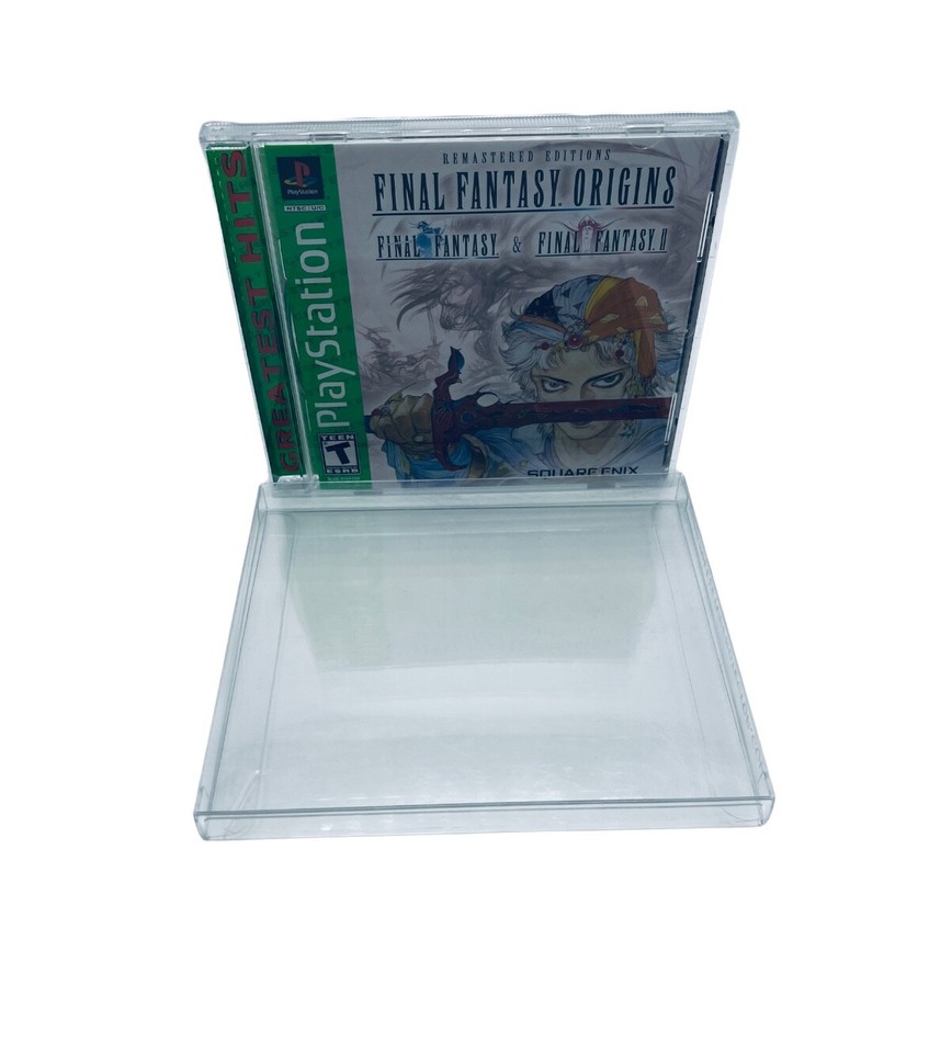 10 Pack UV & Scratch Resistant 0.50mm Single CD Case PS1/Dreamcast ...