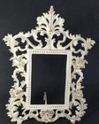 Vintage ORNATE Picture Frame Heavy Metal Shabby Chic Metal Easel | eBay