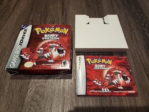Pokemon Ruby (2003) Nintendo GameBoy Advance GBA - BOX & MANUAL ONLY ...